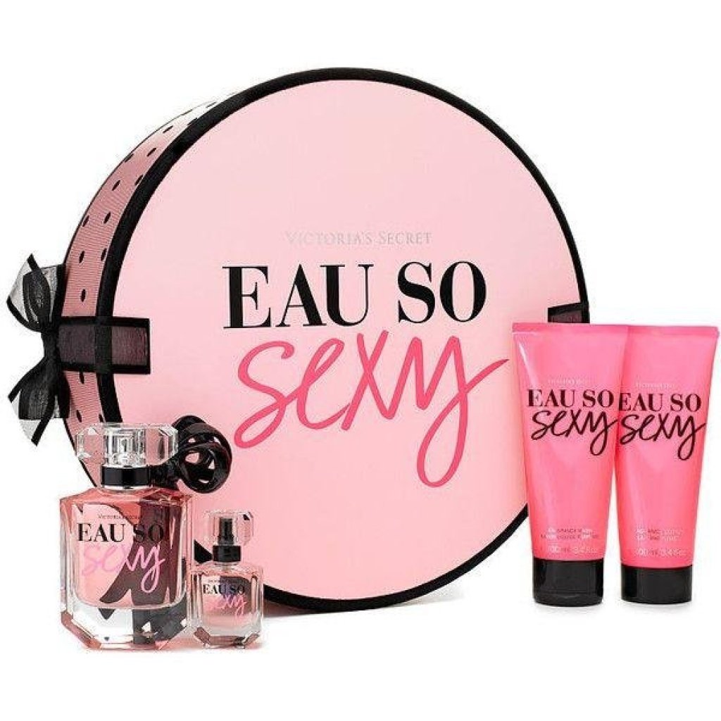 Victoria’s Secret Eau So Sexy Gift Set (4Pcs) – Designer Perfumes